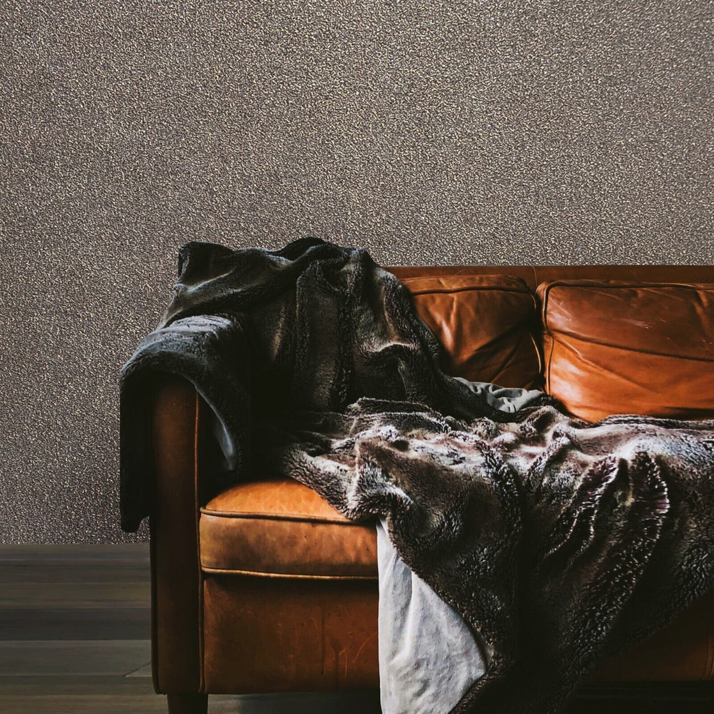 C2101 Matt Taupe Big Chip Natural vermiculite Mica sparkles Wallpaper ...