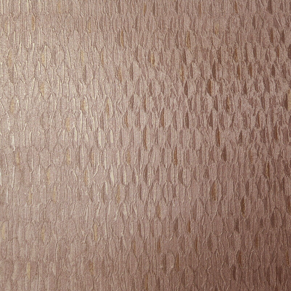 M50036 Modern Copper rose gold metallic fish scale tile pattern textur ...