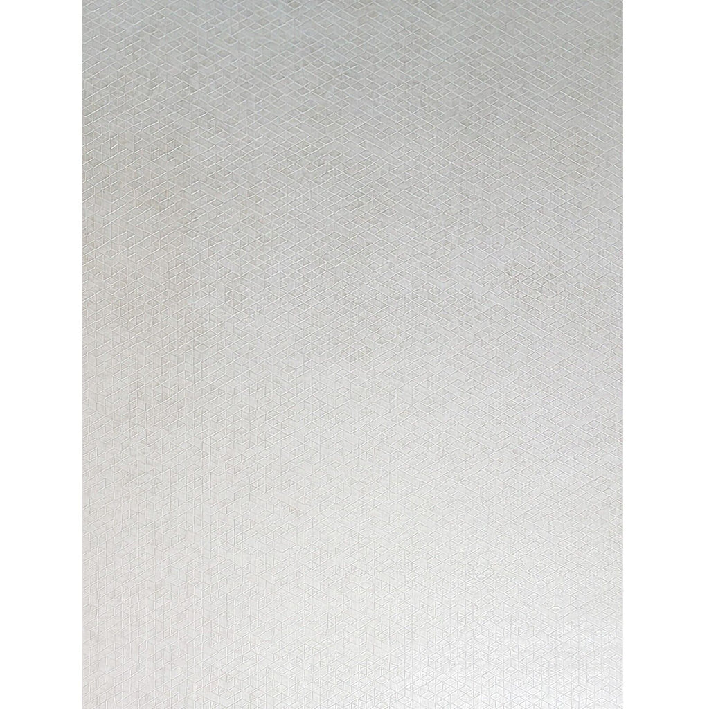 M50007 Modern Cream off white geometric square triangle tiles line tex ...