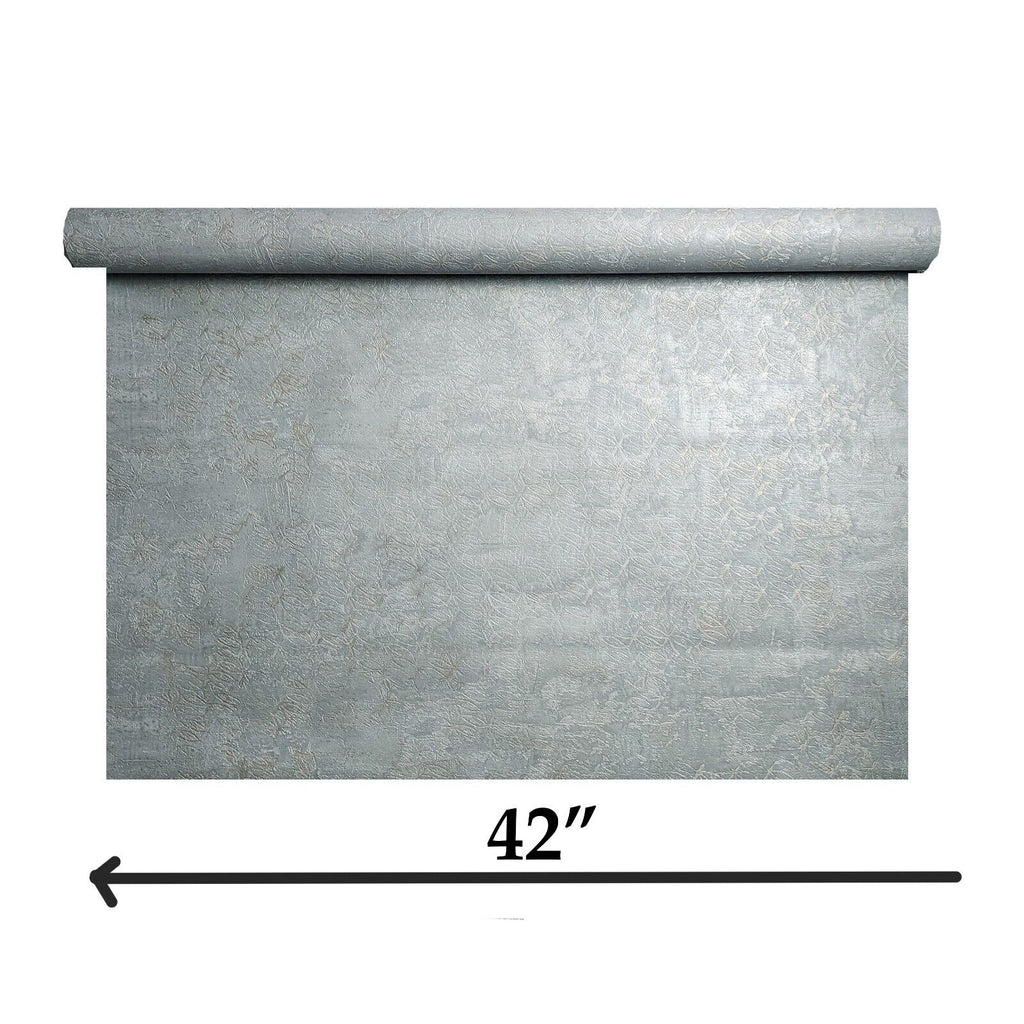 Z38045 Modern matt gray bronze metallic faux plaster textured contempo ...