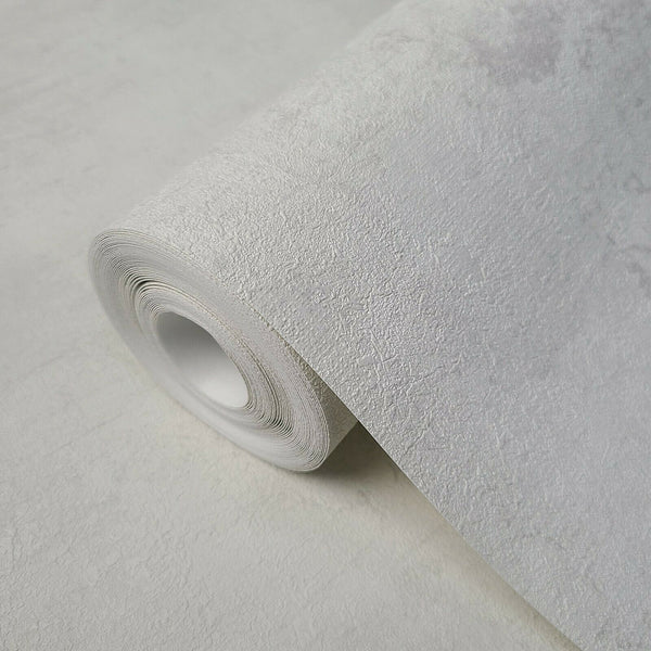 WM30668201 Matt off white Textured faux concrete Wallpaper ...