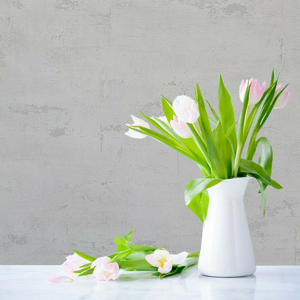 WM30668201 Matt off white Textured faux concrete Wallpaper ...