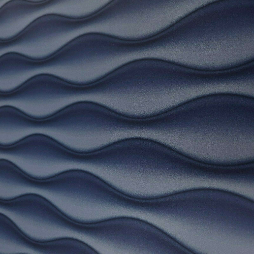 TD31702 Wave lines 3D illusion navy blue Wallpaper – wallcoveringsmart