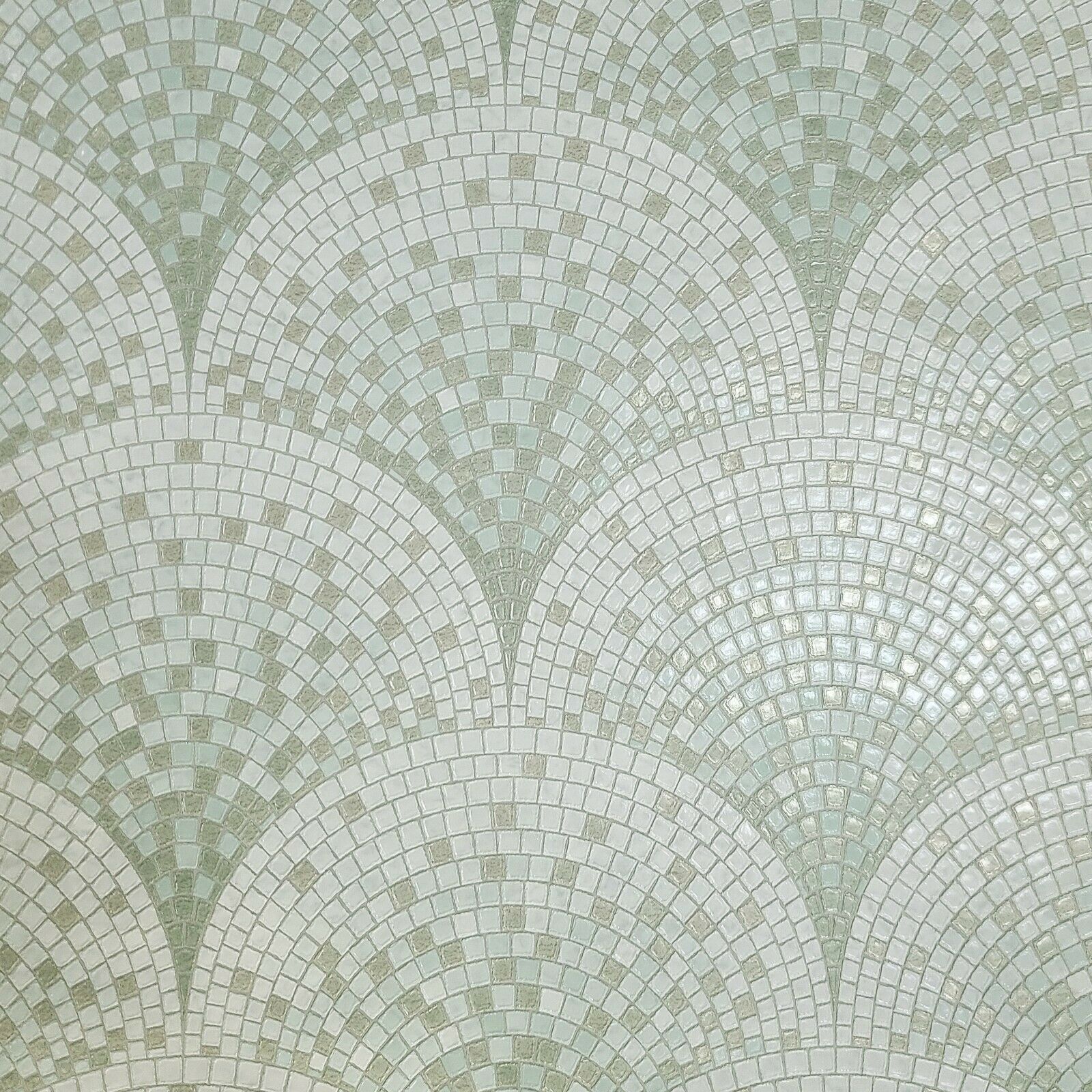 Green Mosaic Tiles Texture