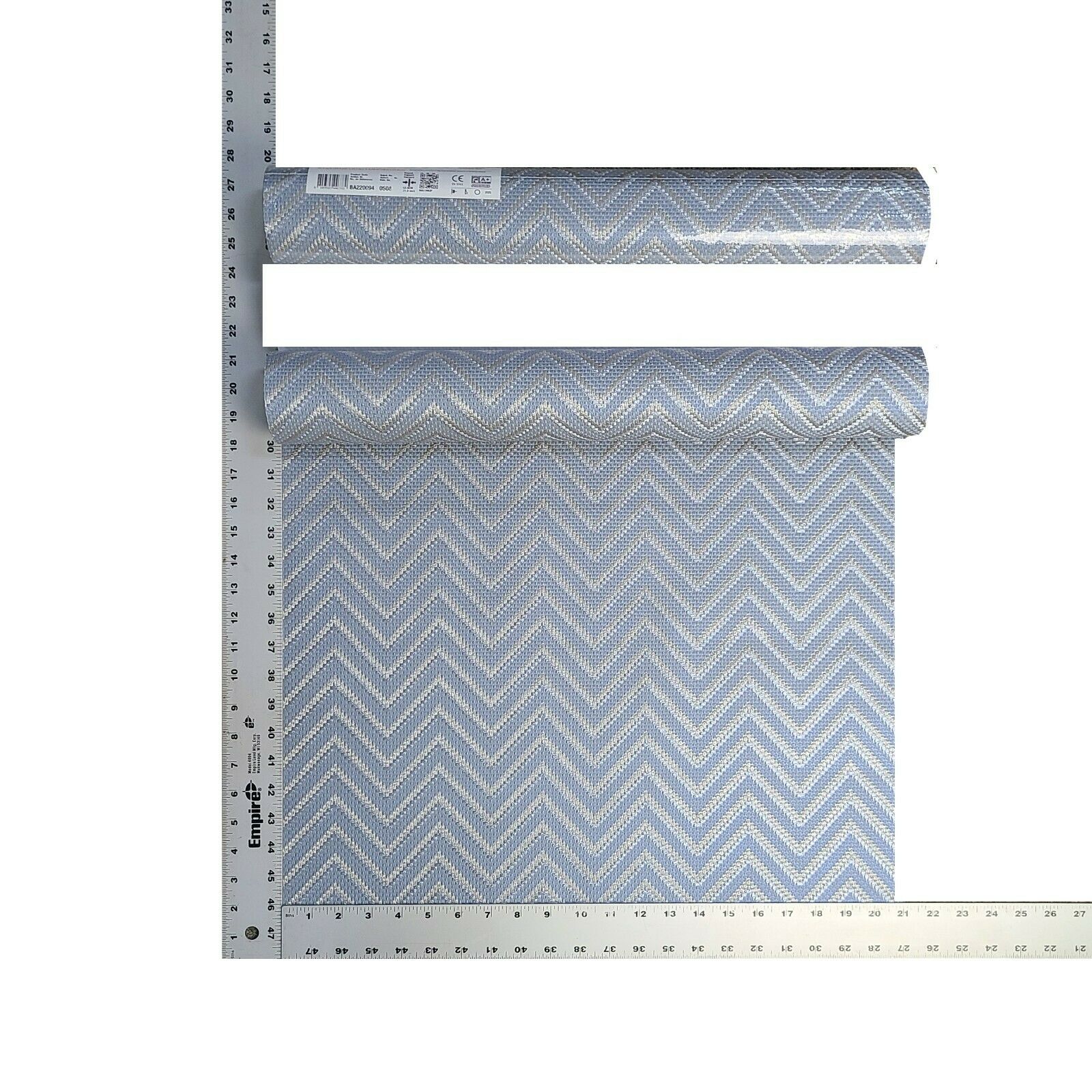 Metallic Chevron Fabric