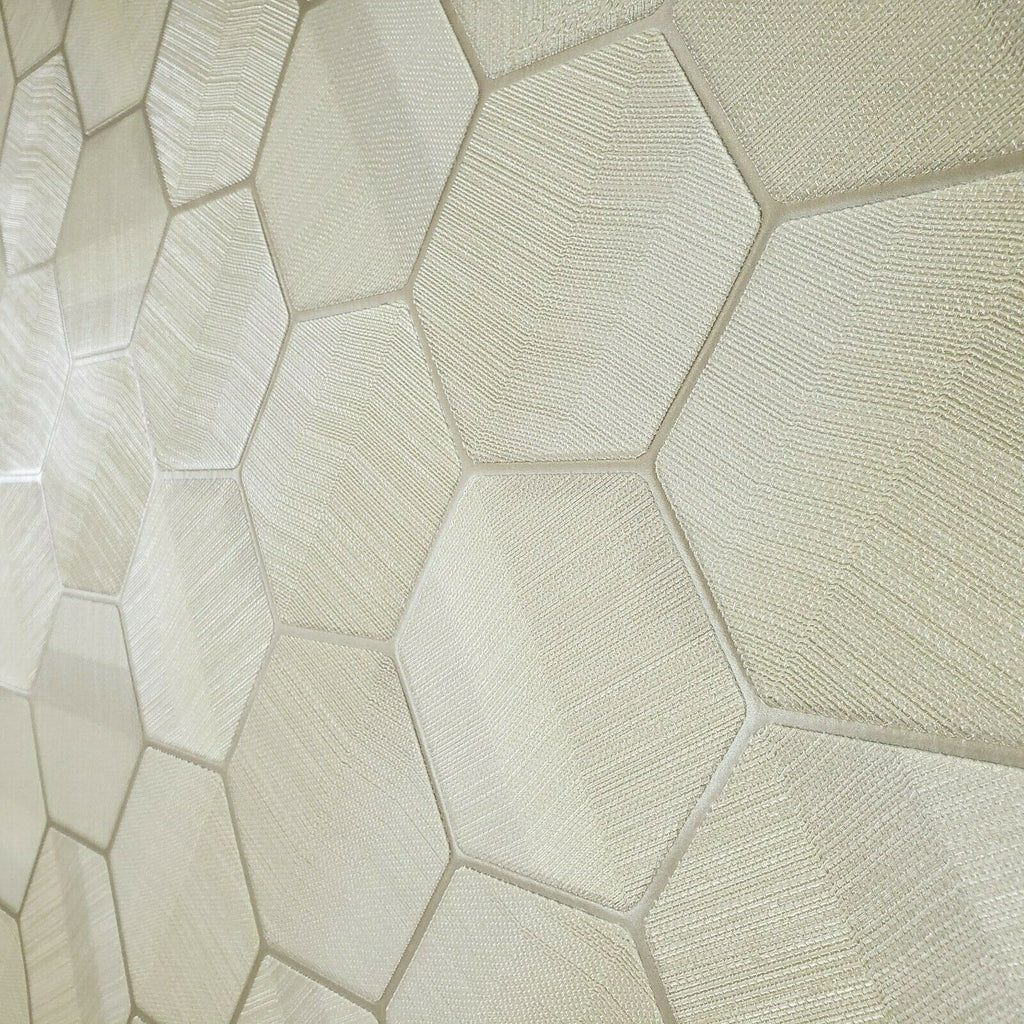 Z44805 Lamborghini Hexagon Feature Yellow Gold Metallic textured Wallp ...