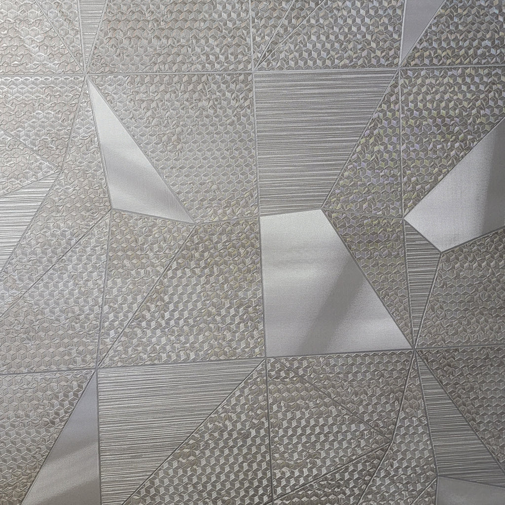 Z90032 LAMBORGHINI 2 Geometric Triangles taupe gray 3d Wallpaper ...