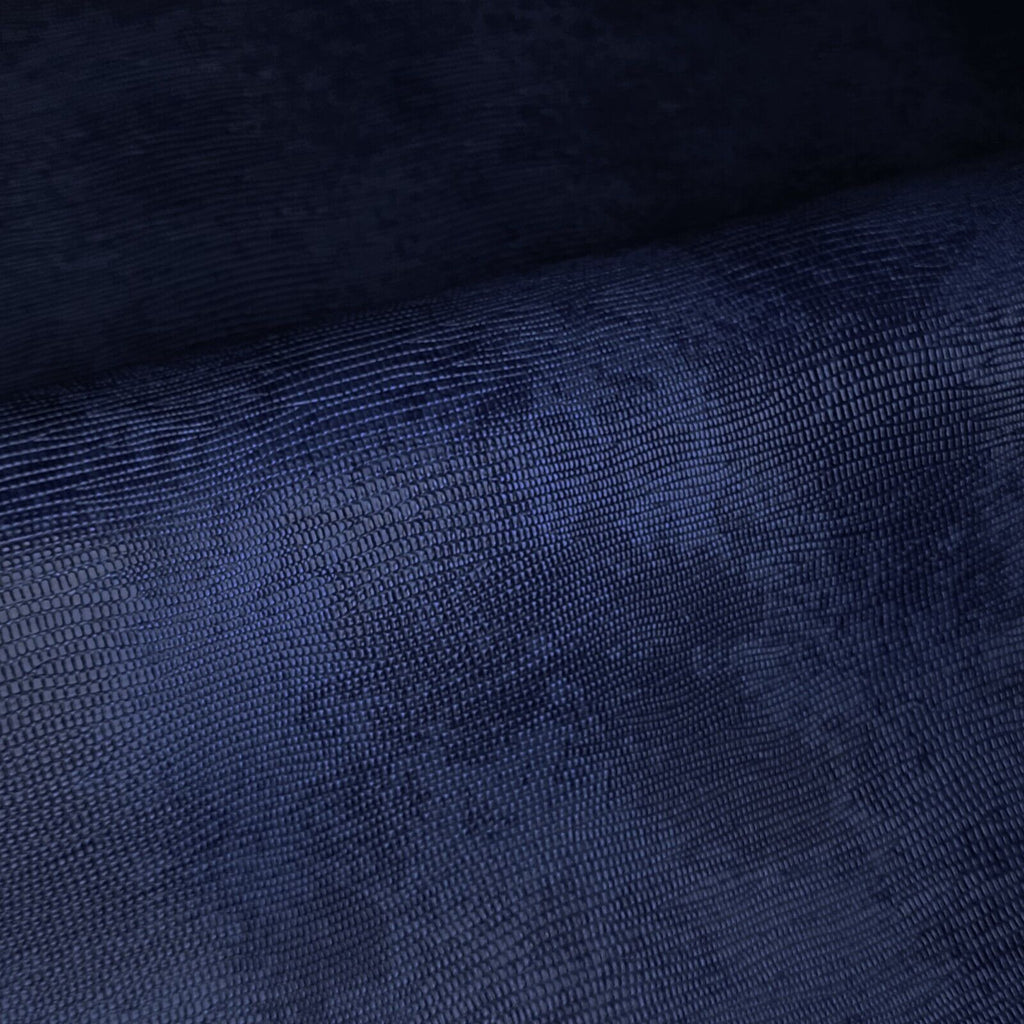 93570-1 Versace navy blue faux animal reptile snake skin Textured mode ...