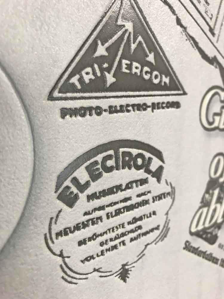 C791-10 Wallpaper gray off white vintage newspaper textured wallcoveri ...