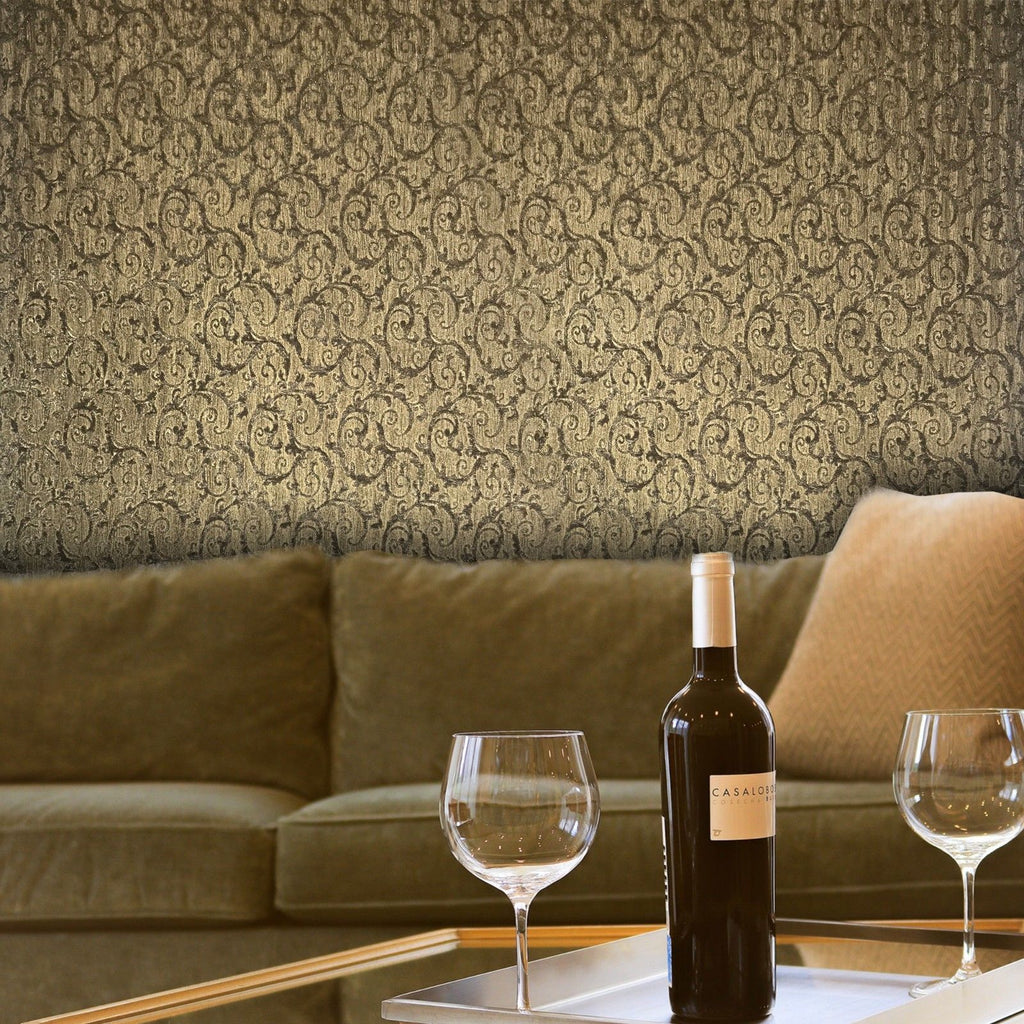 L901-12 Brown Victorian Gold Wallpaper – wallcoveringsmart