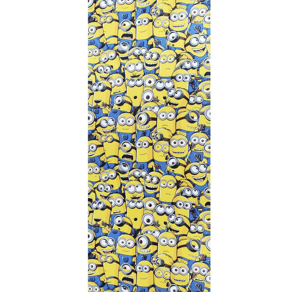 WM11501 Despicable me Minions Yellow Blue 3D Kids Room Wallpaper ...
