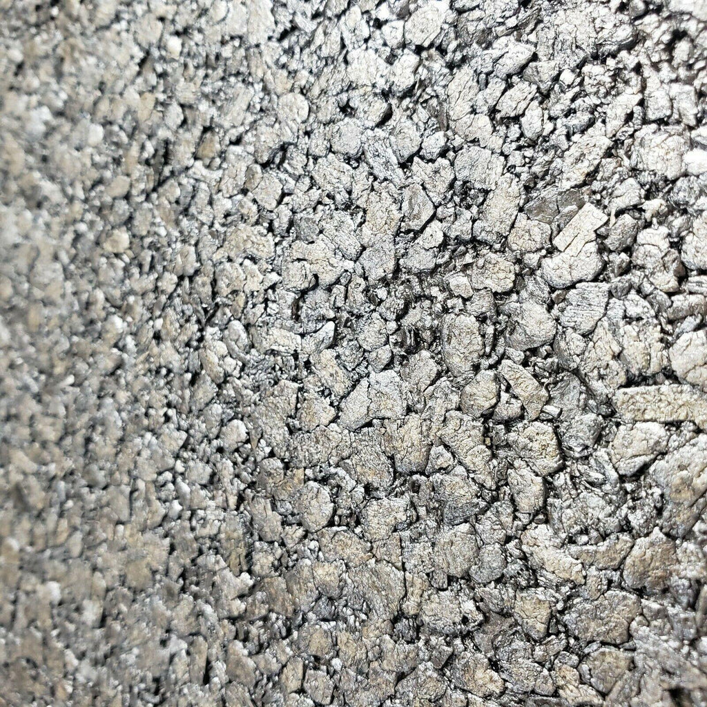 P4800 Silver Gray Big Chip Stone Natural Mica Wallpaper Plain ...