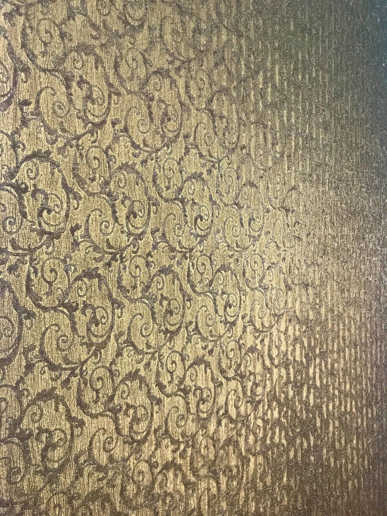 L901-12 Brown Victorian Gold Wallpaper – wallcoveringsmart