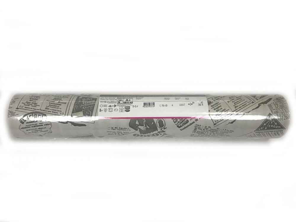 C791-10 Wallpaper gray off white vintage newspaper textured wallcoveri ...